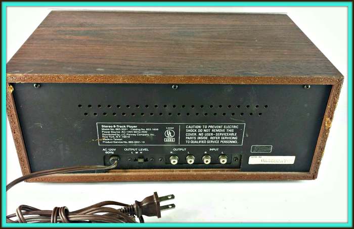 JC Penney 8 Track Player Recorder, Model MCS 3331, Made 1977 - HubPages