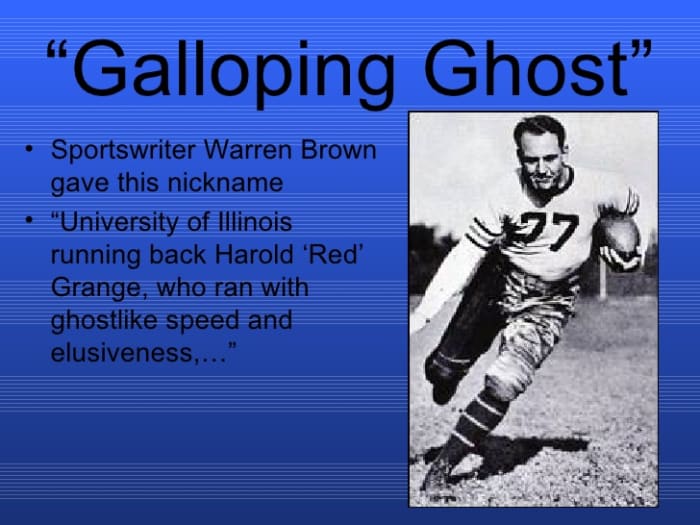 Red Grange, The "Galloping Ghost" - HubPages