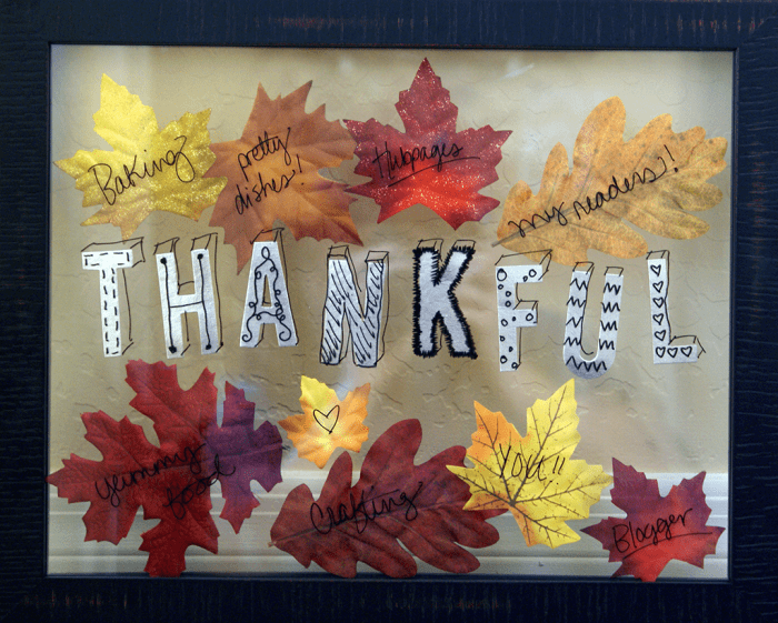 DIY Thanksgiving Dry Erase Thankful Board With Fake Leaves - HubPages