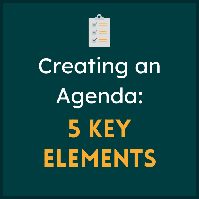 Five Elements of an Effective Agenda - HubPages