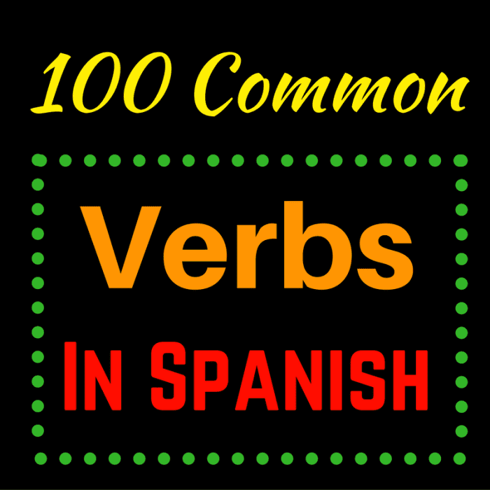 Learn Spanish: 100 Most Common Verbs and Expressions - HubPages