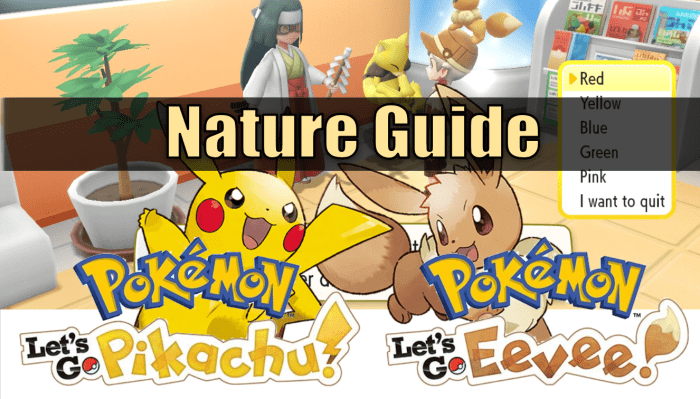 "Pokémon Let's Go" Nature Guide - HubPages