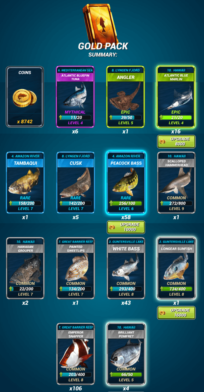 "Fishing Clash:" All About Lure Packs - HubPages