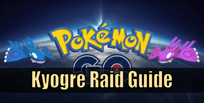 "Pokémon Go" Kyogre Raid Guide - HubPages