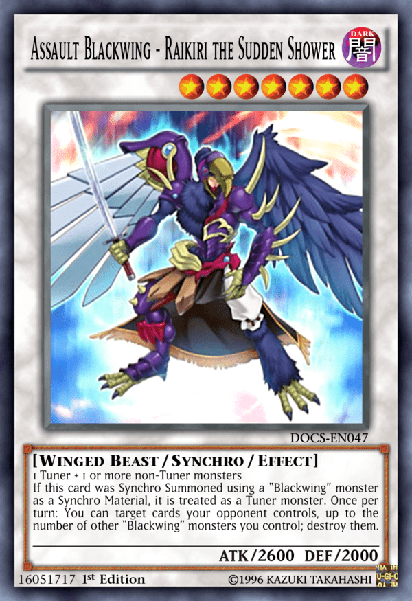 Top 10 Blackwing Cards in "Yu-Gi-Oh" - HubPages