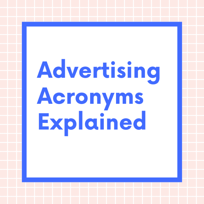 Advertising Acronyms Explained - HubPages