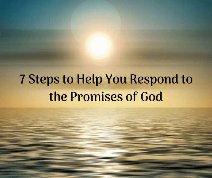 7 Steps to Help You Respond to the Promises of God - LetterPile