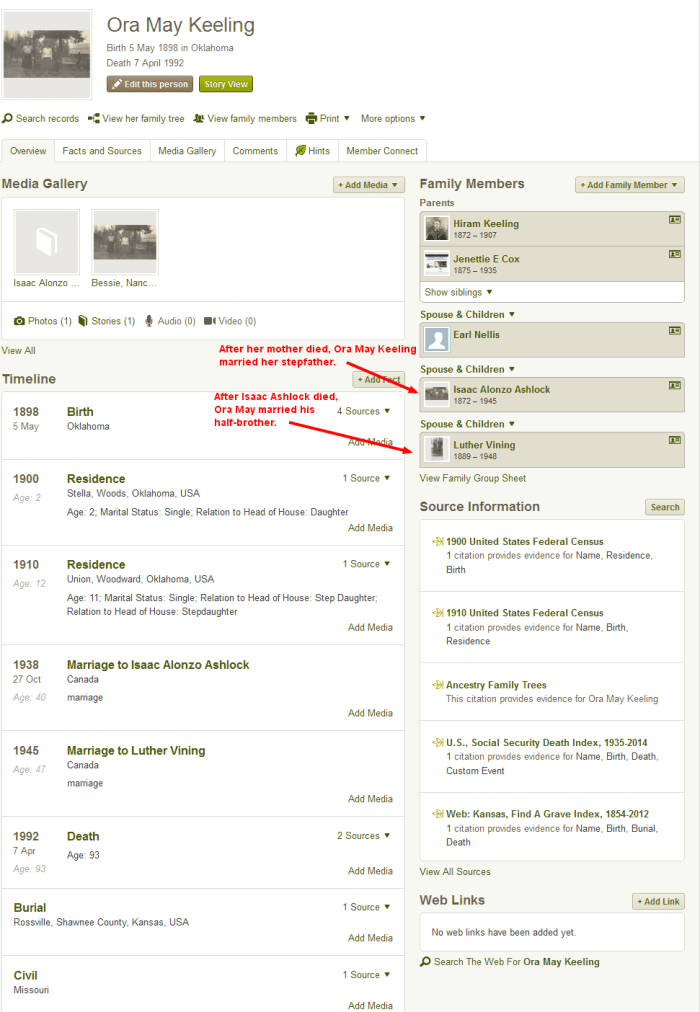 Genealogy Tool: Using Screenshots to Add Labels, Arrows, and Notes ...