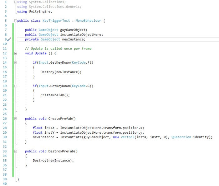 How to Instantiate and Destroy a GameObject in Unity - Owlcation