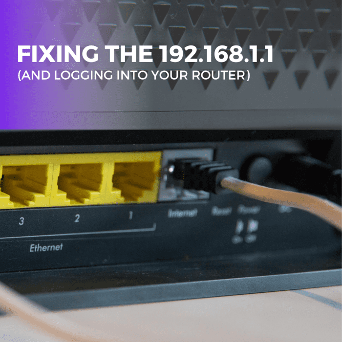 How to Fix the 192.168.1.1 and Get Logged Into Your Router - HubPages