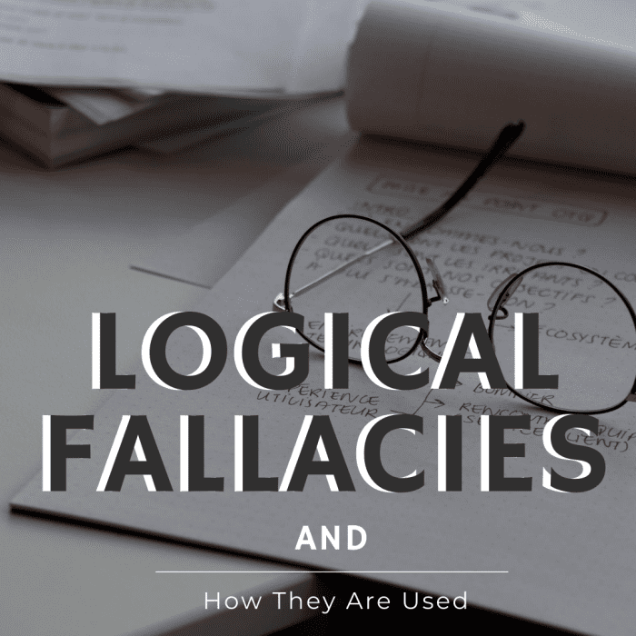 15 Types of Logical Fallacies and How They Are Used - Owlcation 15 Types of Logical Fallacies and How They Are Used - Owlcation