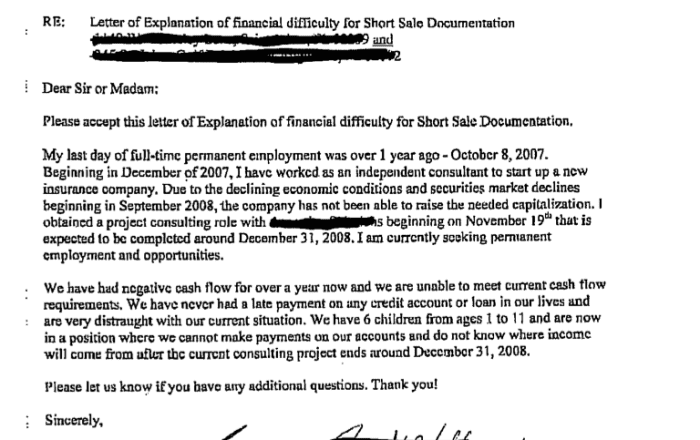 What Is a Hardship Letter for Short Sales? (Plus 4 Samples) - HubPages