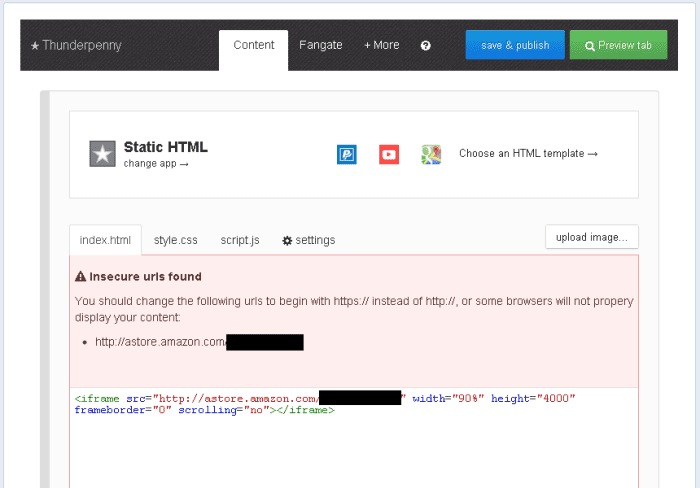 How to Embed an Amazon aStore into a Facebook Page for Free - HubPages