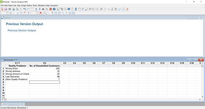 How to Create a Pareto Chart in Minitab 18 - HubPages