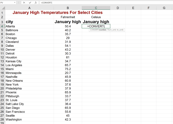 Converting Measurement Units: Using the Convert Function in Microsoft Excel - HubPages