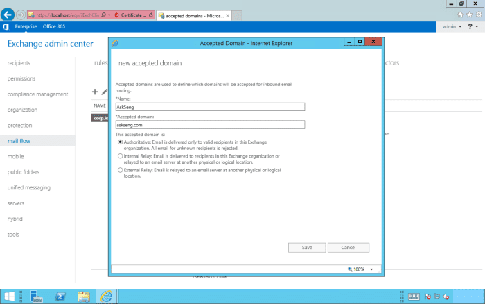 How to Configure Exchange Server 2016 After Installation for Mail Flow ...