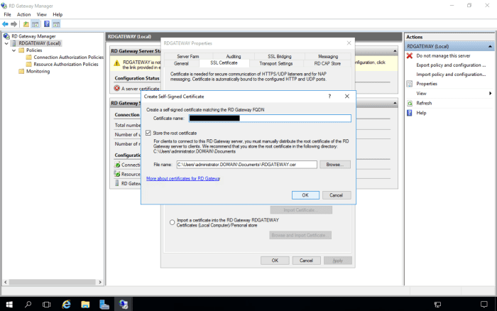 Setting Up a Remote Desktop Gateway in Windows Server 2016 - HubPages