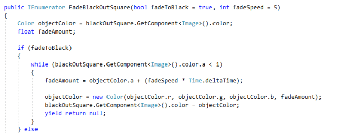 How to Fade to Black in Unity - HubPages