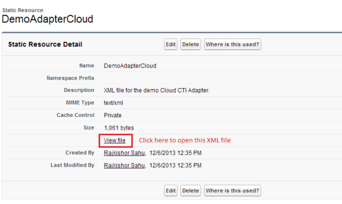 Salesforce CTI Integration, Setting up Open CTI Sample Application ...