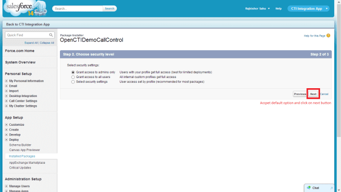 Salesforce CTI Integration, Setting up Open CTI Sample Application ...
