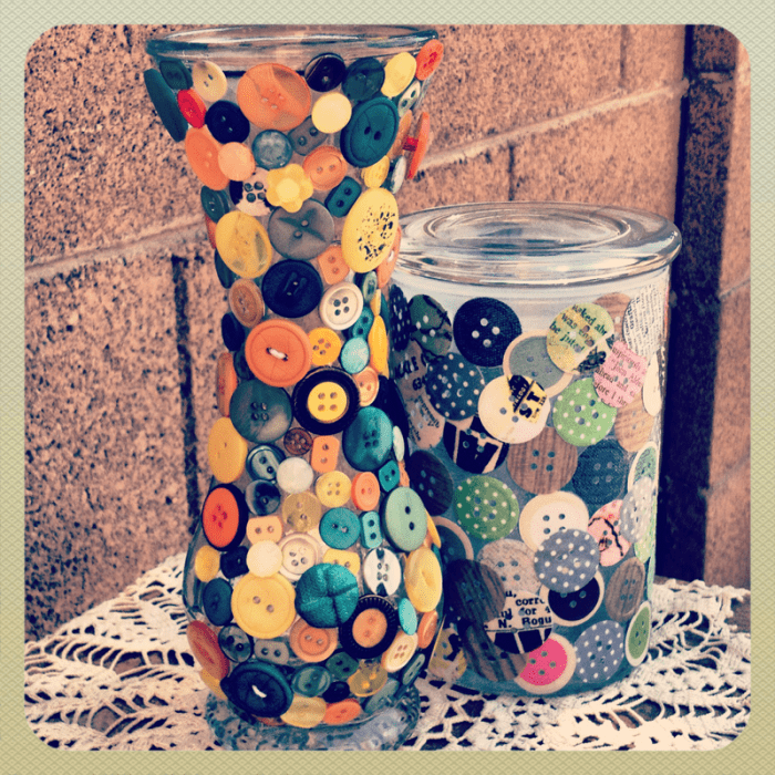 How to Make a Button Vase Decoration - HubPages