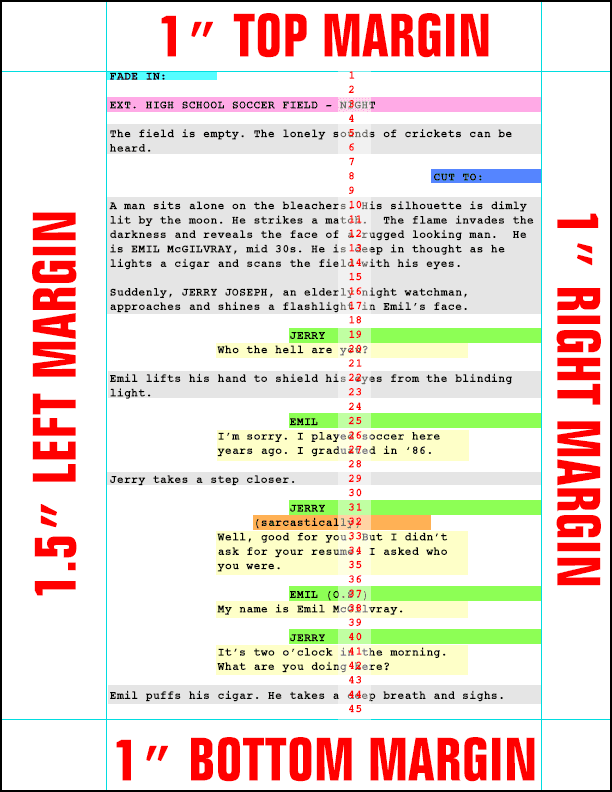 Format a New Screenplay or Spec Script (updated for 2014) - HubPages