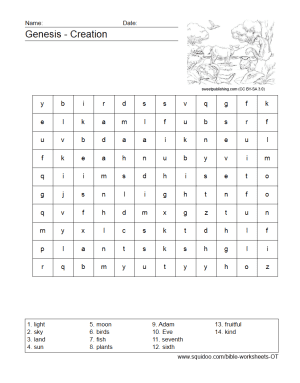 Old Testament Worksheets - HubPages