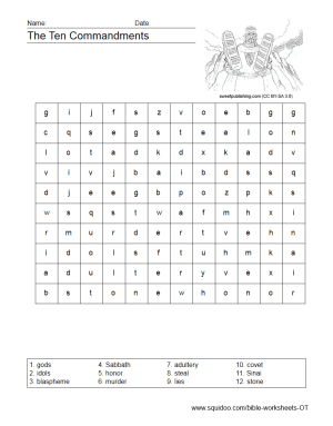Old Testament Worksheets - HubPages