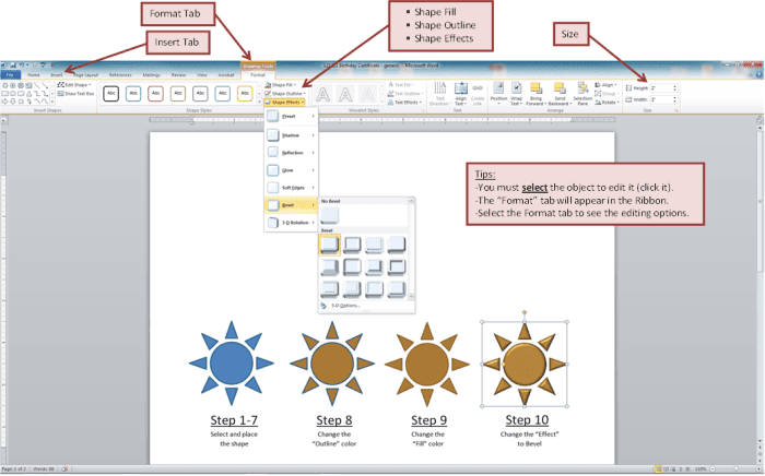 Using "Shapes" in Your Word Document - HubPages