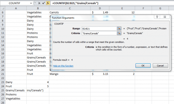 How to Count Items and Make Pie Charts in Microsoft Excel - HubPages