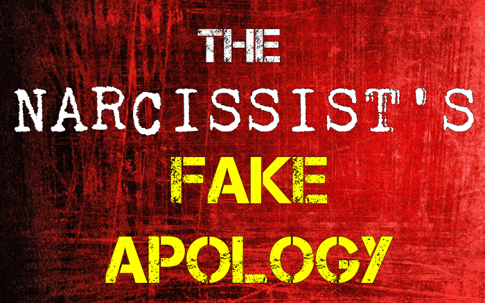The Narcissist's Fake Apology - HubPages