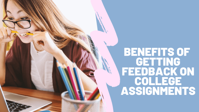 Benefits of Getting Feedback on College Assignments - HubPages