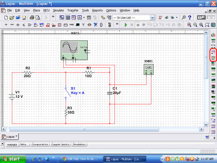 How to do R-C Transient Analysis in Multisim - HubPages