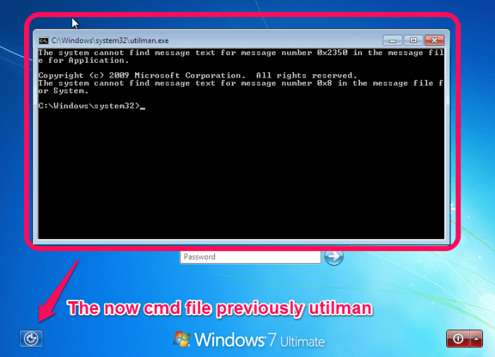How to Bypass Windows 7 Password and User Profile Failed the Logon ...
