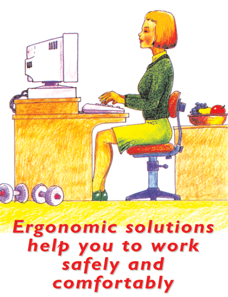 Ergonomics Made Simple - Posters for Computer Work and Workplace Safety ...
