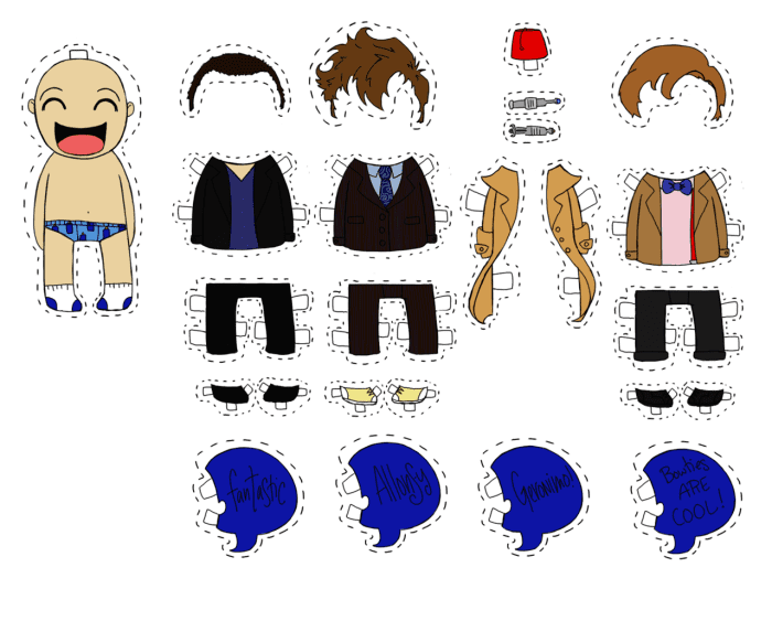 Printable Doctor Who Papercraft & Printables - HubPages