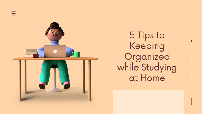 5 Tips to Keeping Organized while Studying at Home - HubPages