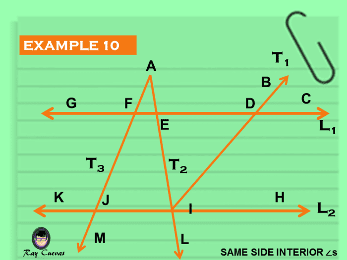 Same-Side Interior Angles: Theorem, Proof, and Examples - HubPages