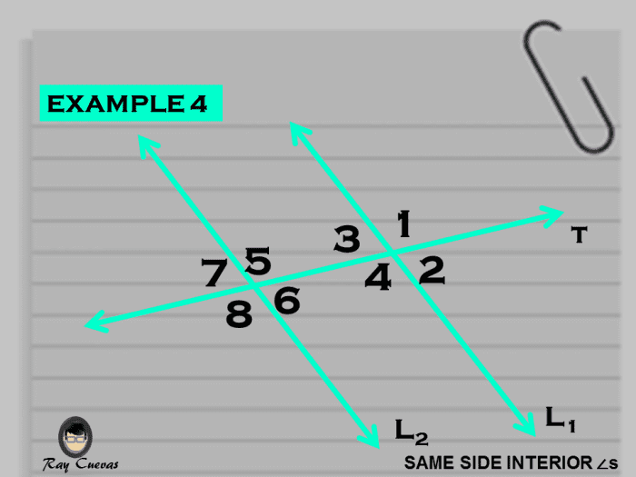 Same-Side Interior Angles: Theorem, Proof, and Examples - HubPages