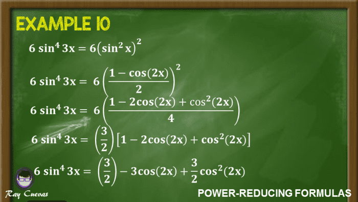 Power-Reducing Formulas and How to Use Them (With Examples) - HubPages