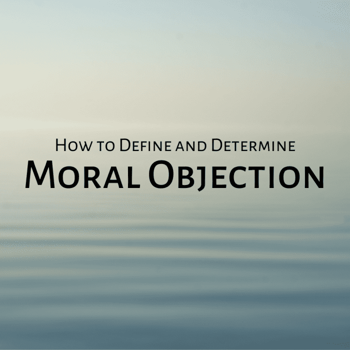 What Is a Moral Objection? - HubPages