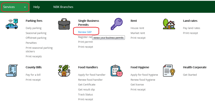 How to Apply and Renew Single Business Permit Online and Pay Via Mpesa ...