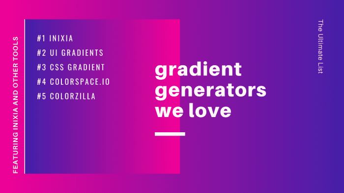 6 Cool Online Gradient Generators: The Ultimate List - HubPages
