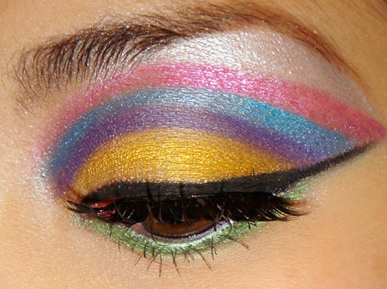 How to Do Rainbow Style Eyeshadow - HubPages