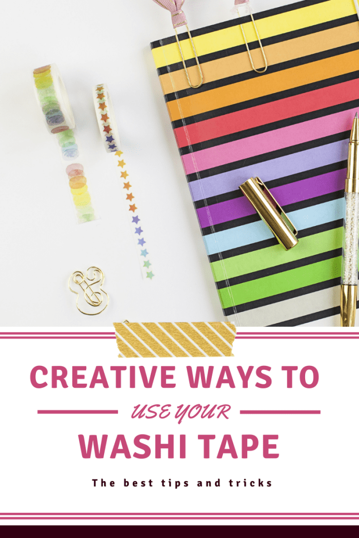 7 Creative Washi Tape Ideas: Cool Ways to Use Washi Tapes - HubPages