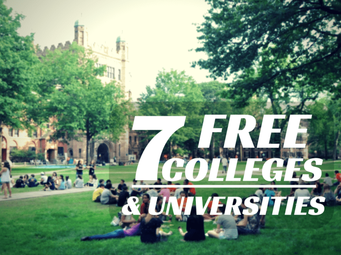 7 Tuition-Free Colleges and Universities - HubPages