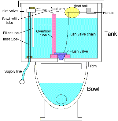 What Are the Parts of a Toilet? (With Diagram) - HubPages