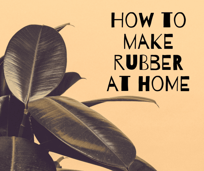 How to Make Natural Rubber Latex at Home - HubPages