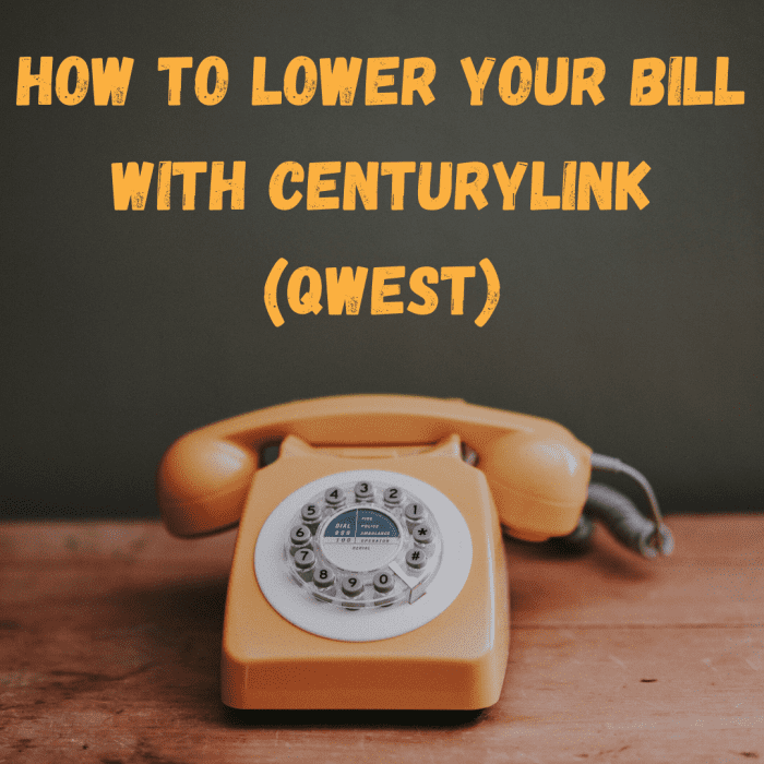 How to Lower Your Internet or Phone Bill With CenturyLink (Qwest ...