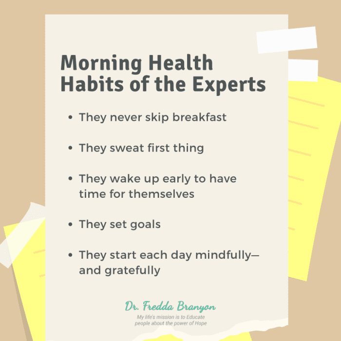 5 Top Morning Habits of Health Experts - HubPages